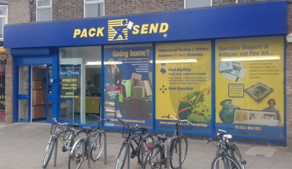 Shipping & Courier Services Cambridge | PACK & SEND